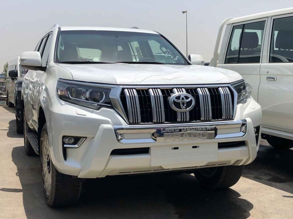 Toyota Prado TXL Full Option 2022 4.0P White — Monstro Hard